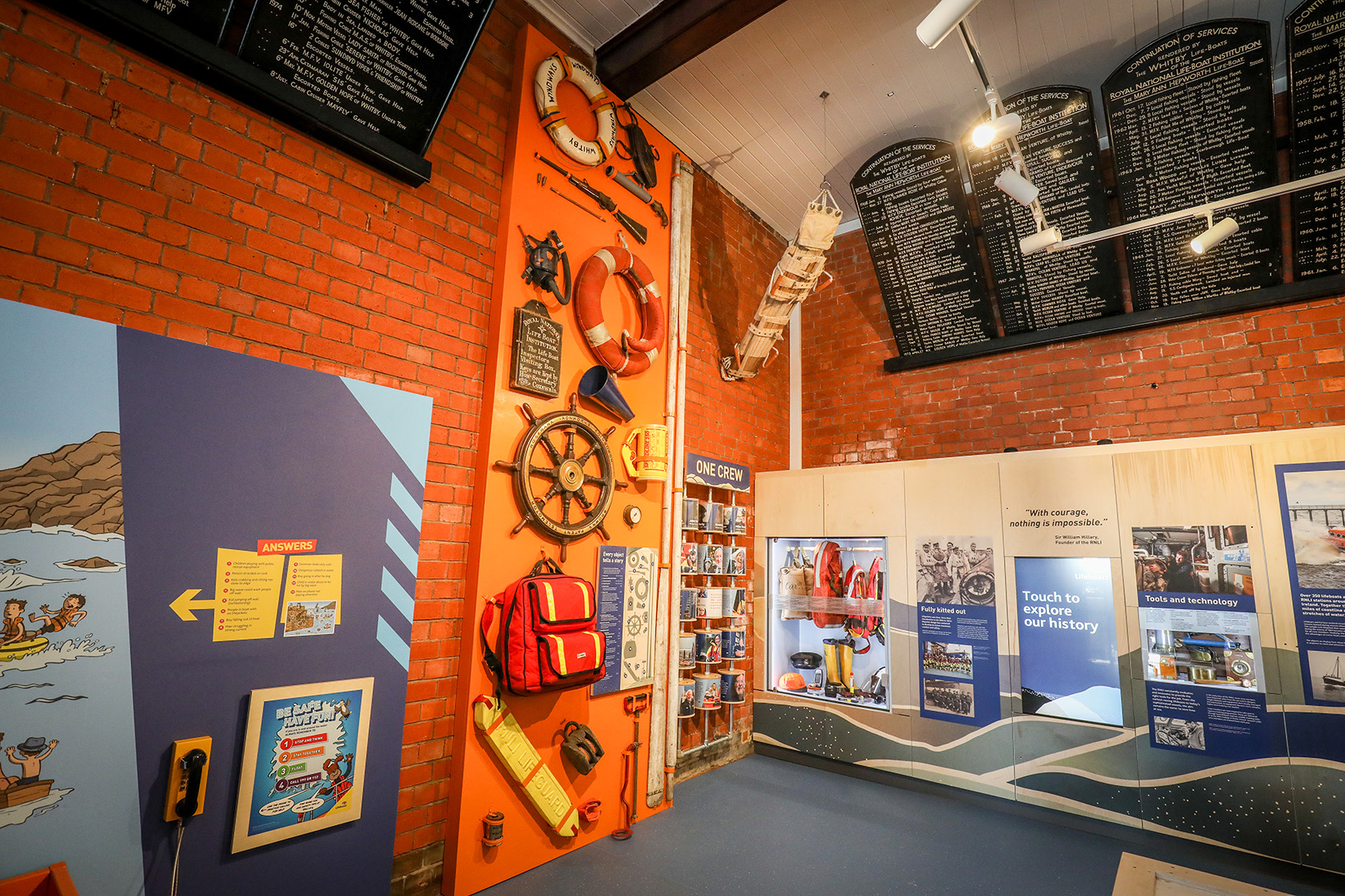 RNLI Whitby Lifeboat Museum - Hadley Interiors